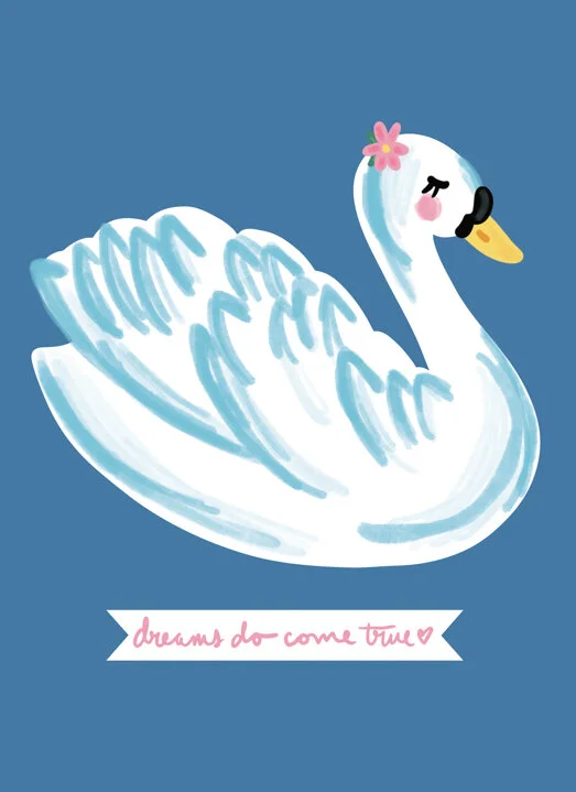Swan Love Clipart Dividers