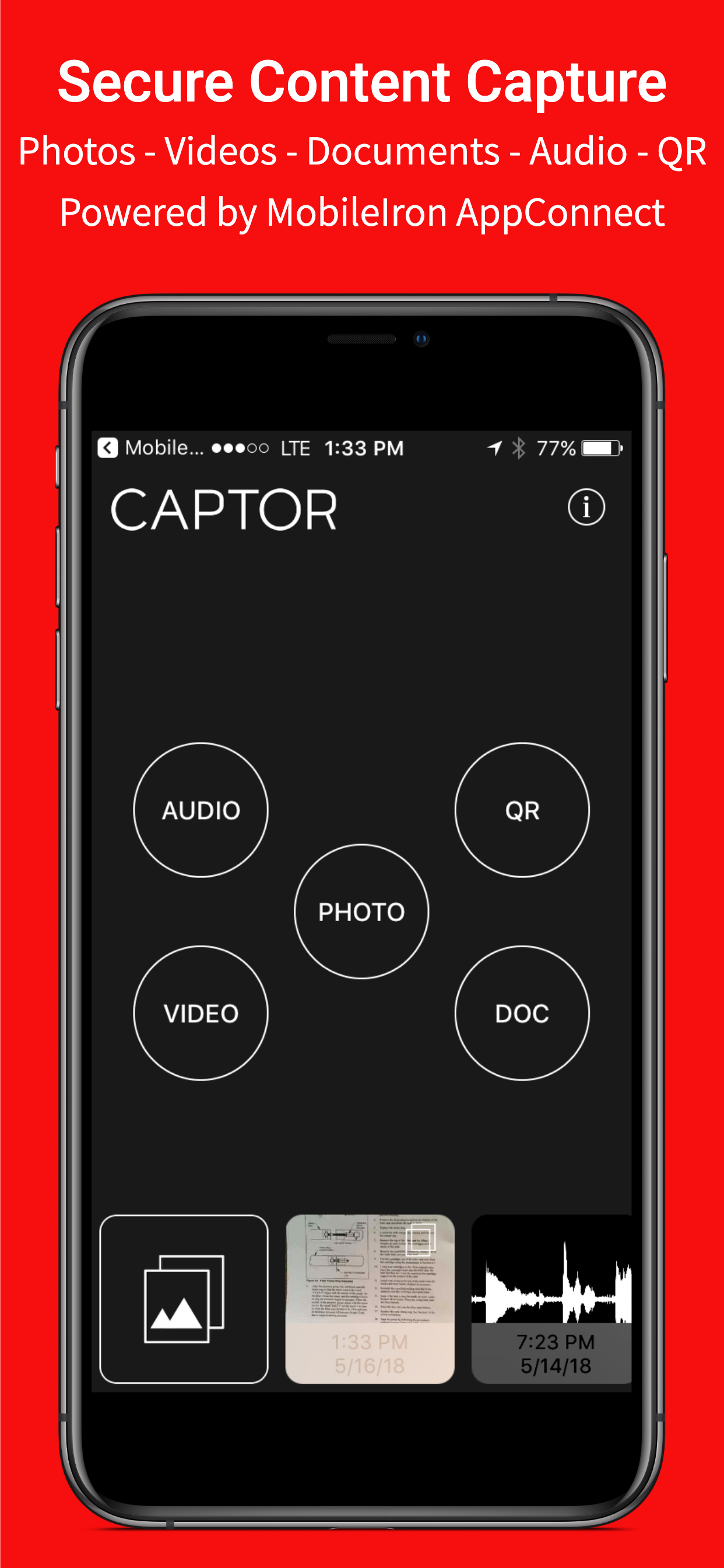 MobileIron — Inkscreen - Secure Content Capture