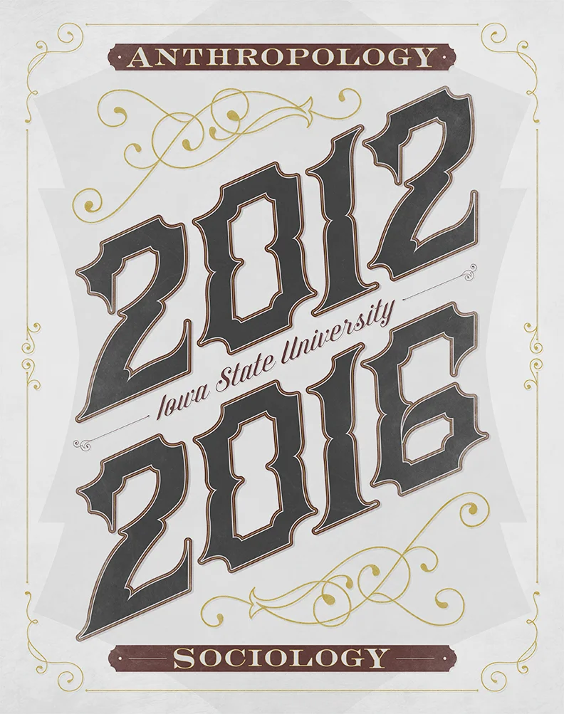 Graduation Poster — Graphic Design Portfolio of Garrett Miller