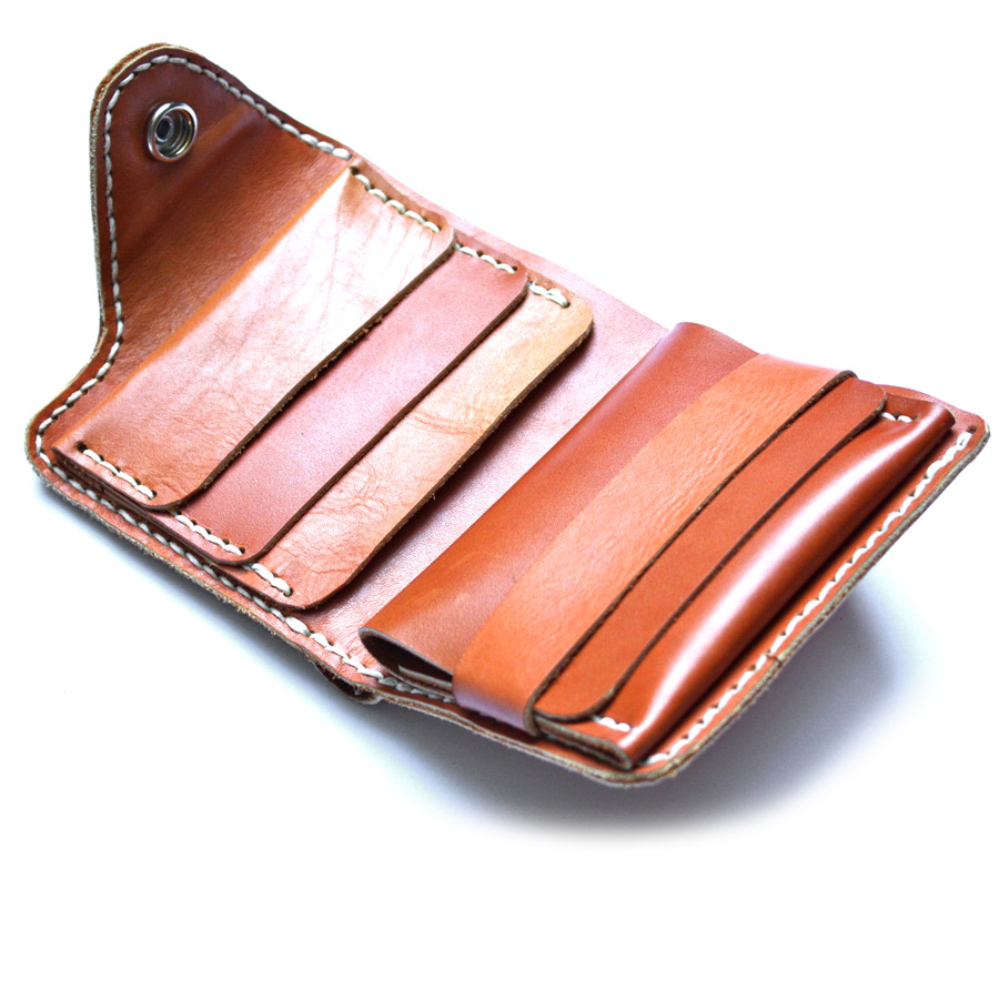 Tri-fold wallet — Baldwin Leather - Hand crafted leather goods
