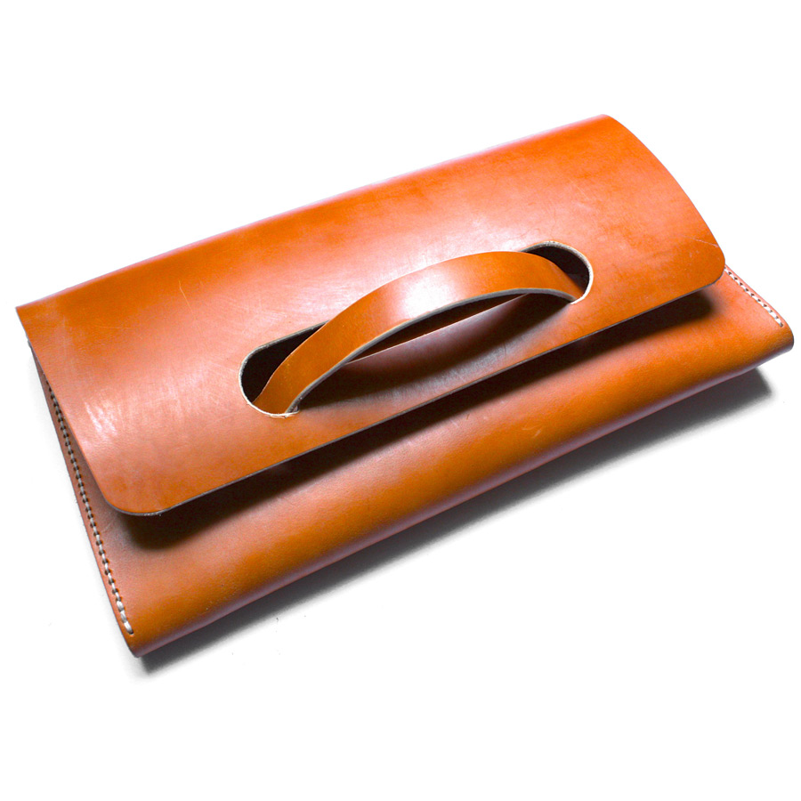 Women's clutch bag — Baldwin Leather - Hand crafted leather goods