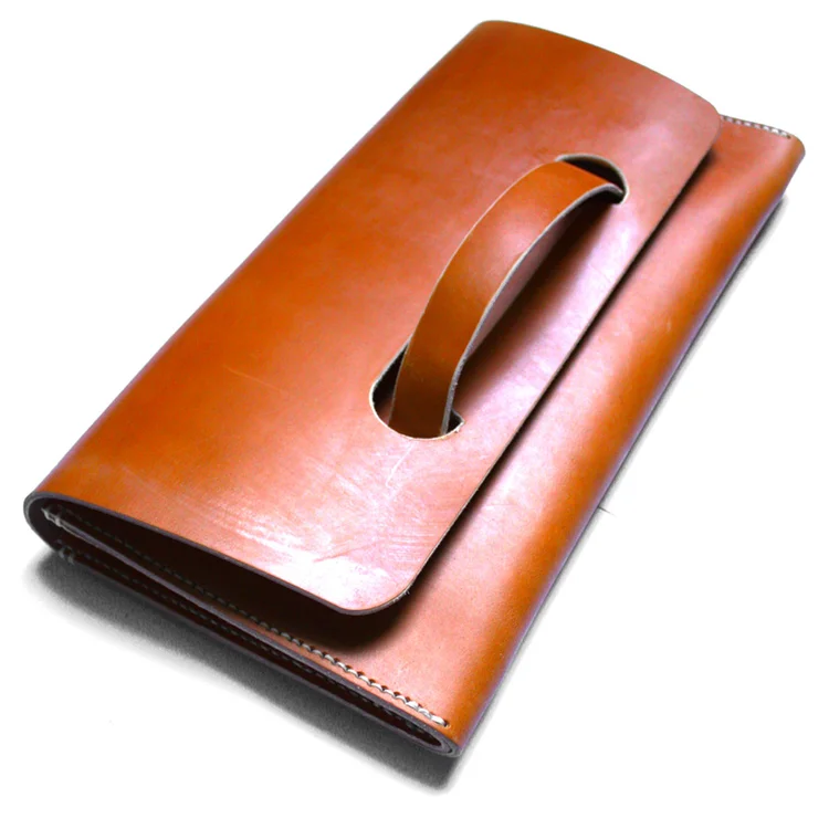 Women's clutch bag — Baldwin Leather - Hand crafted leather goods