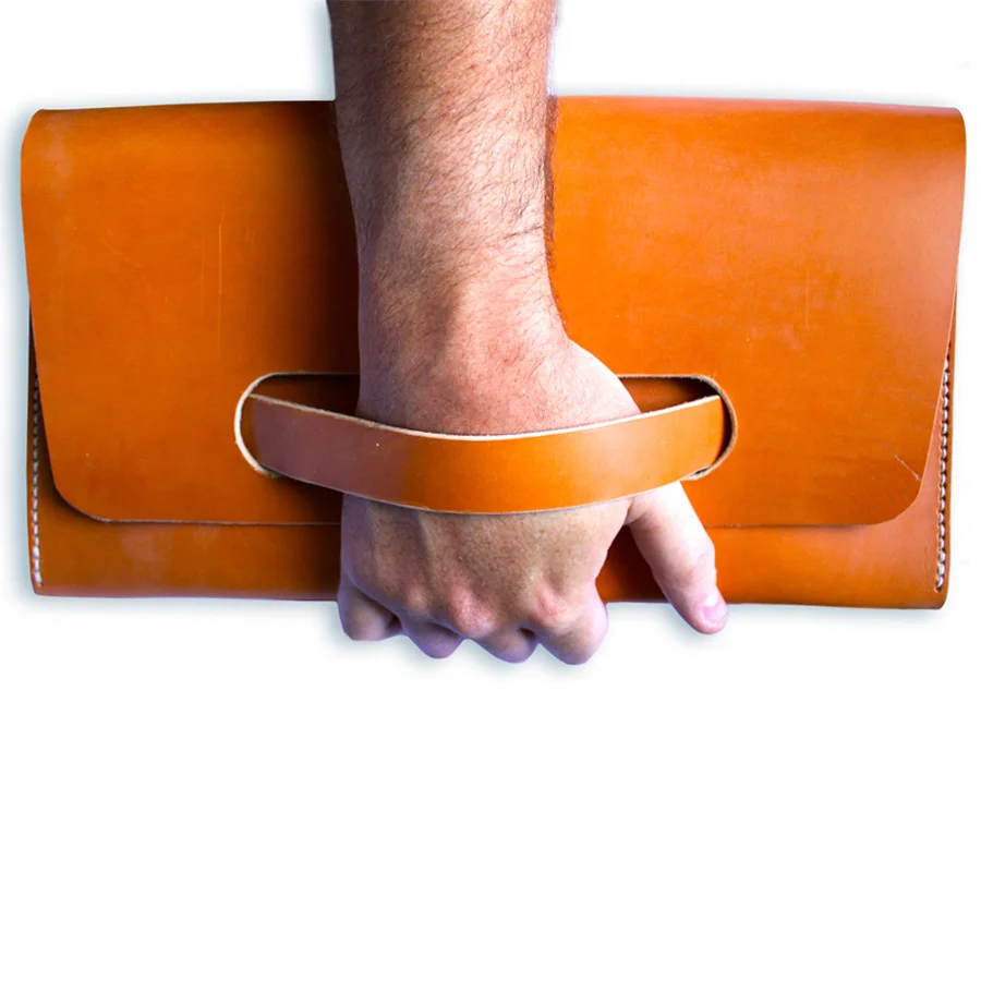 Women's clutch bag — Baldwin Leather - Hand crafted leather goods
