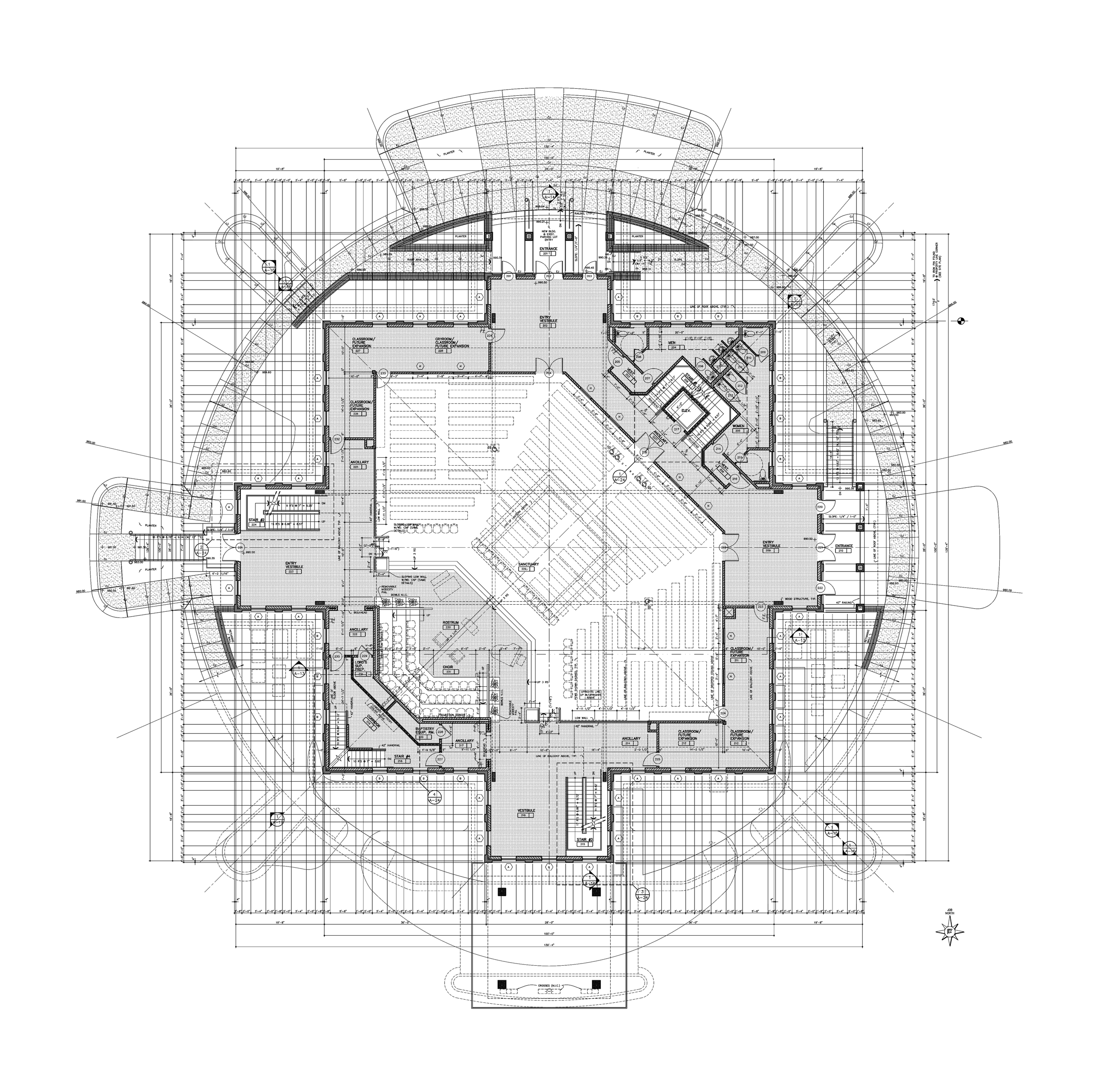 Sunrise Baptist Church - Sanctuary — Frandsen