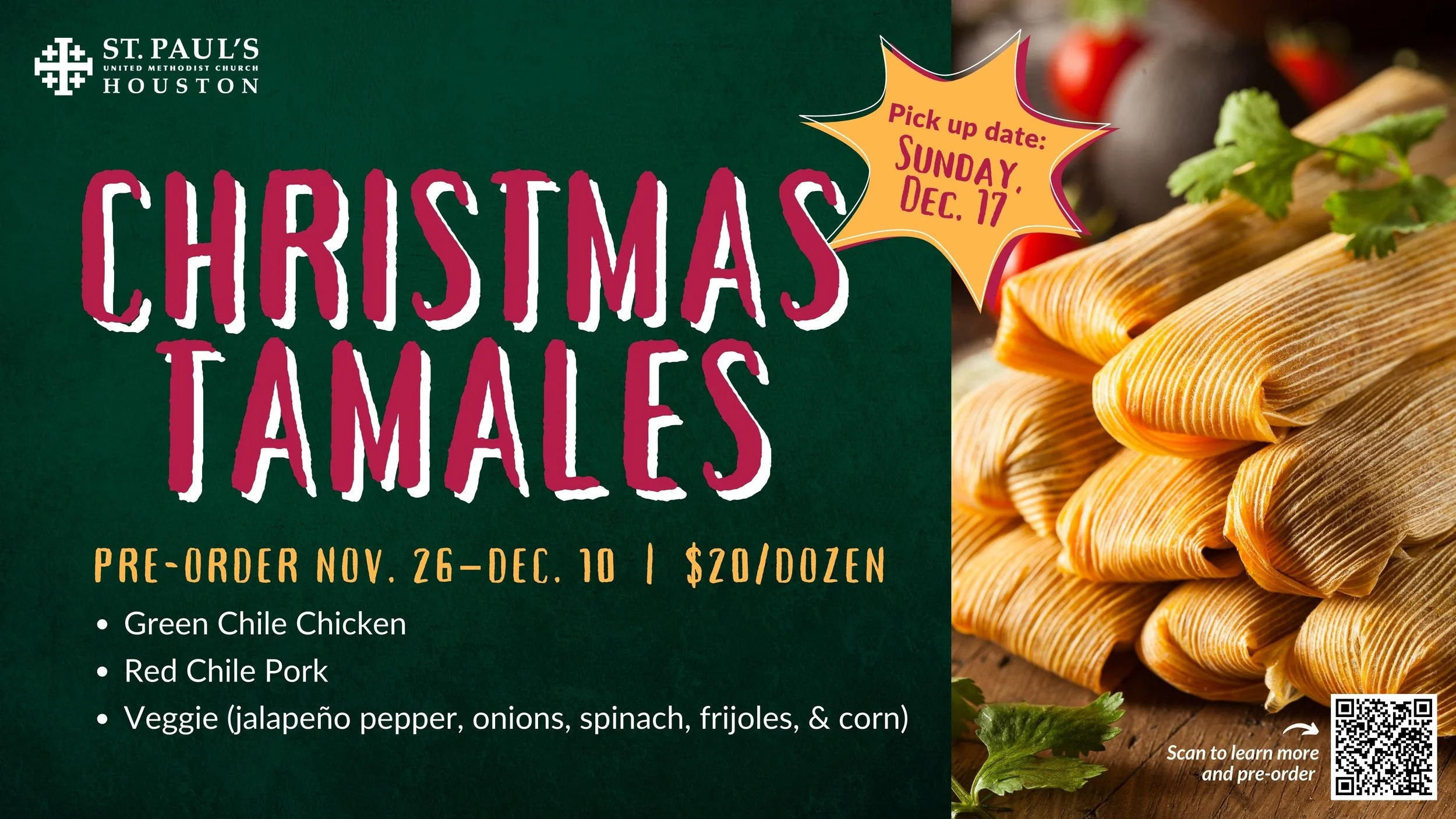 Christmas Tamales — St. Paul's United Methodist Church