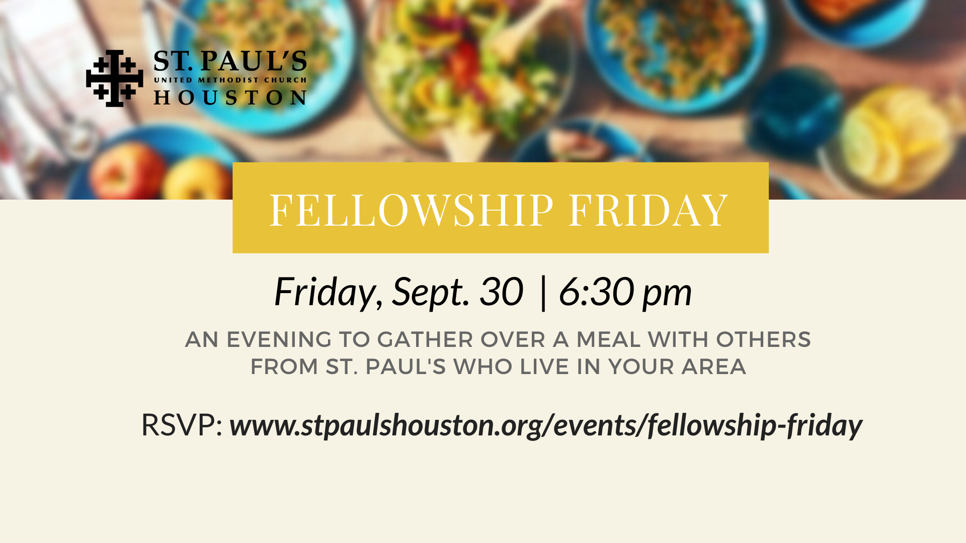 Fellowship Friday — St. Paul's United Methodist Church