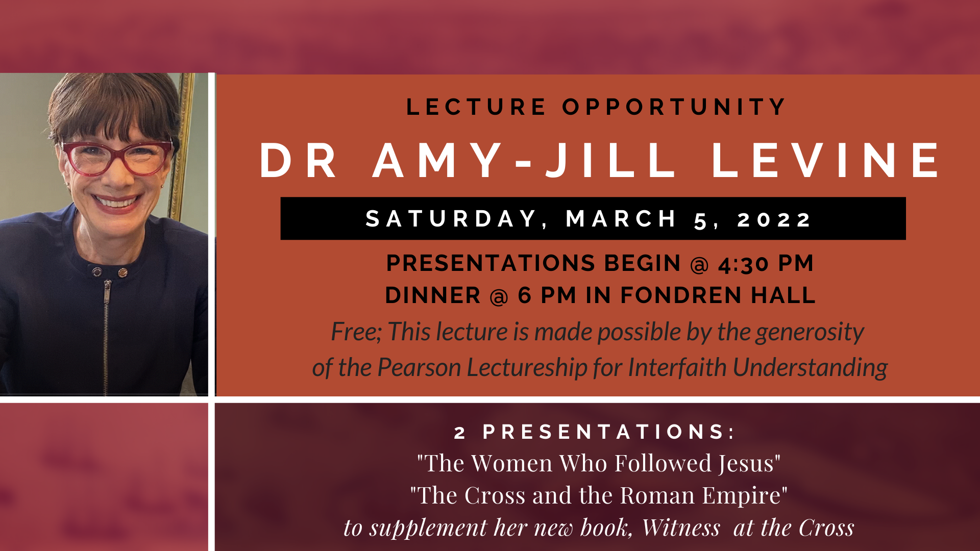 Dr. Amy-Jill Levine Lecture — St. Paul's United Methodist Church