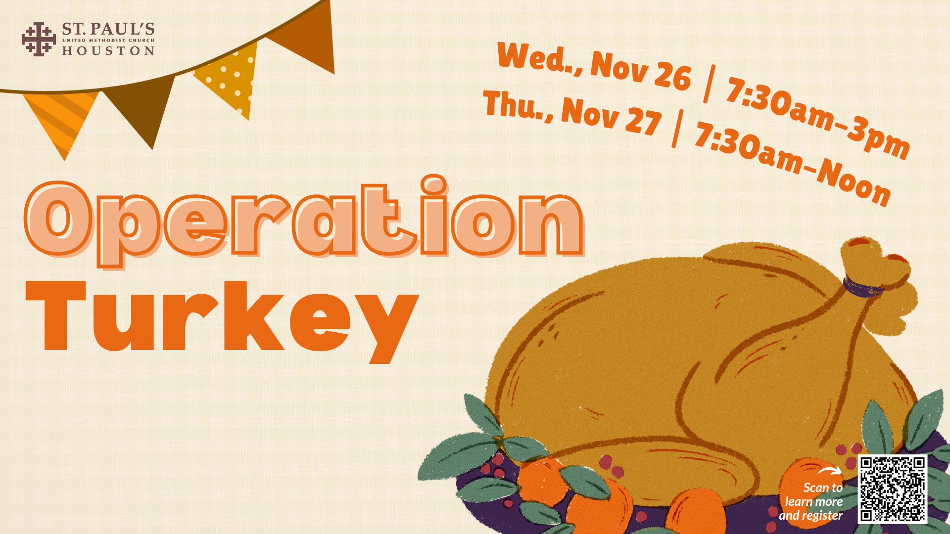Operation Turkey at St. Paul's UMC 2025 — St. Paul's United Methodist ...