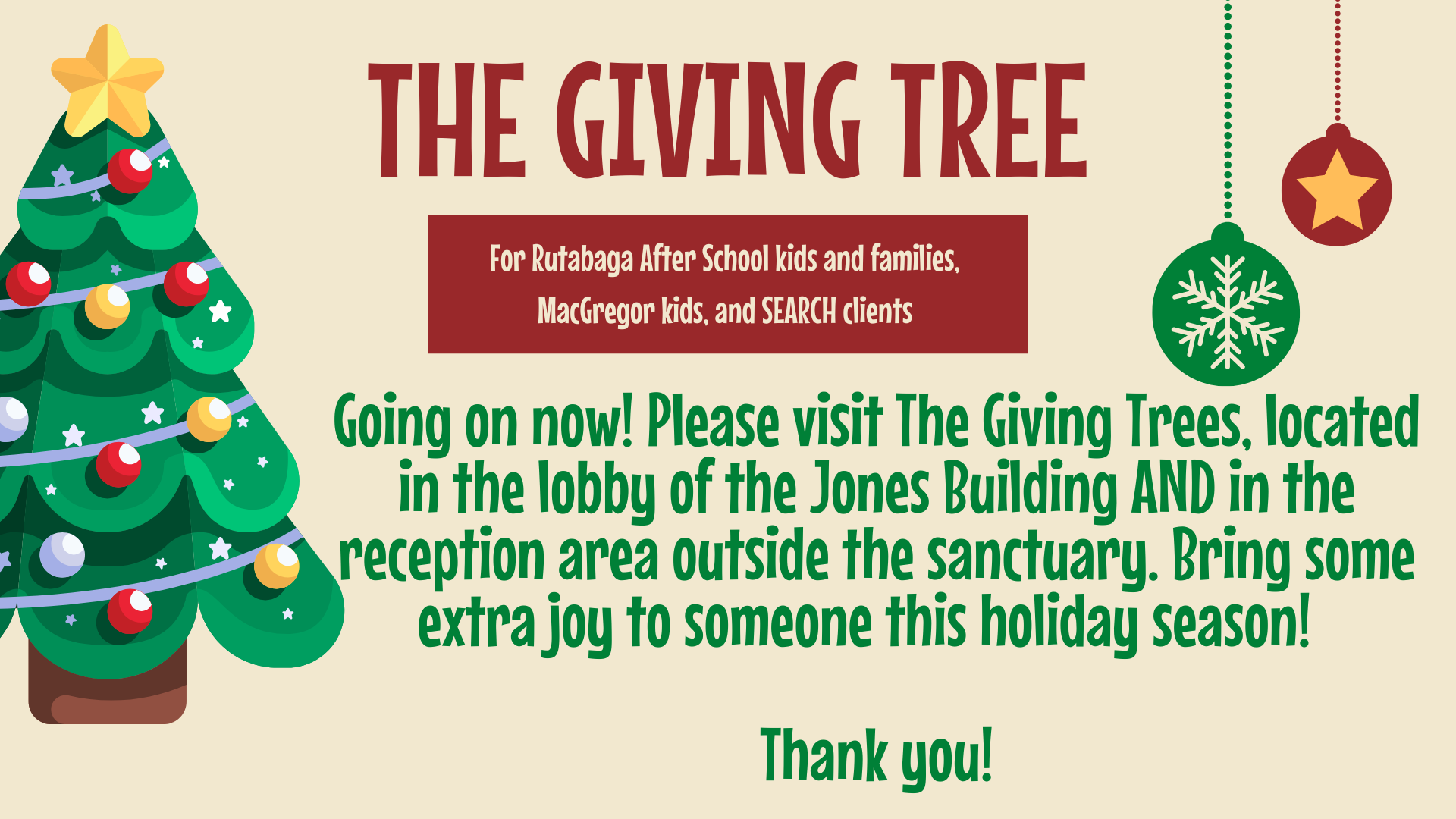 The Giving Tree — St. Paul's United Methodist Church