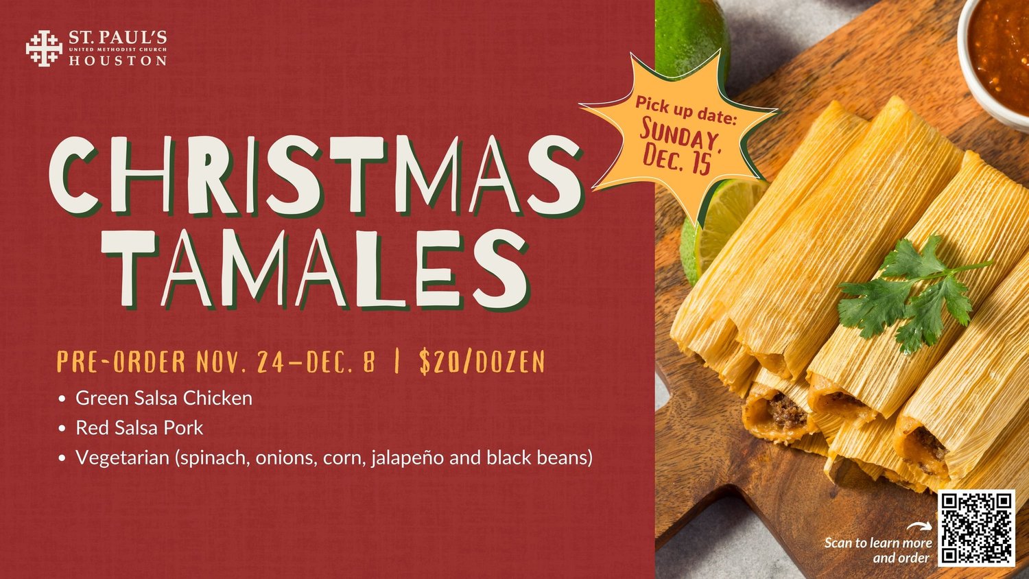 Christmas Tamales — St. Paul's United Methodist Church