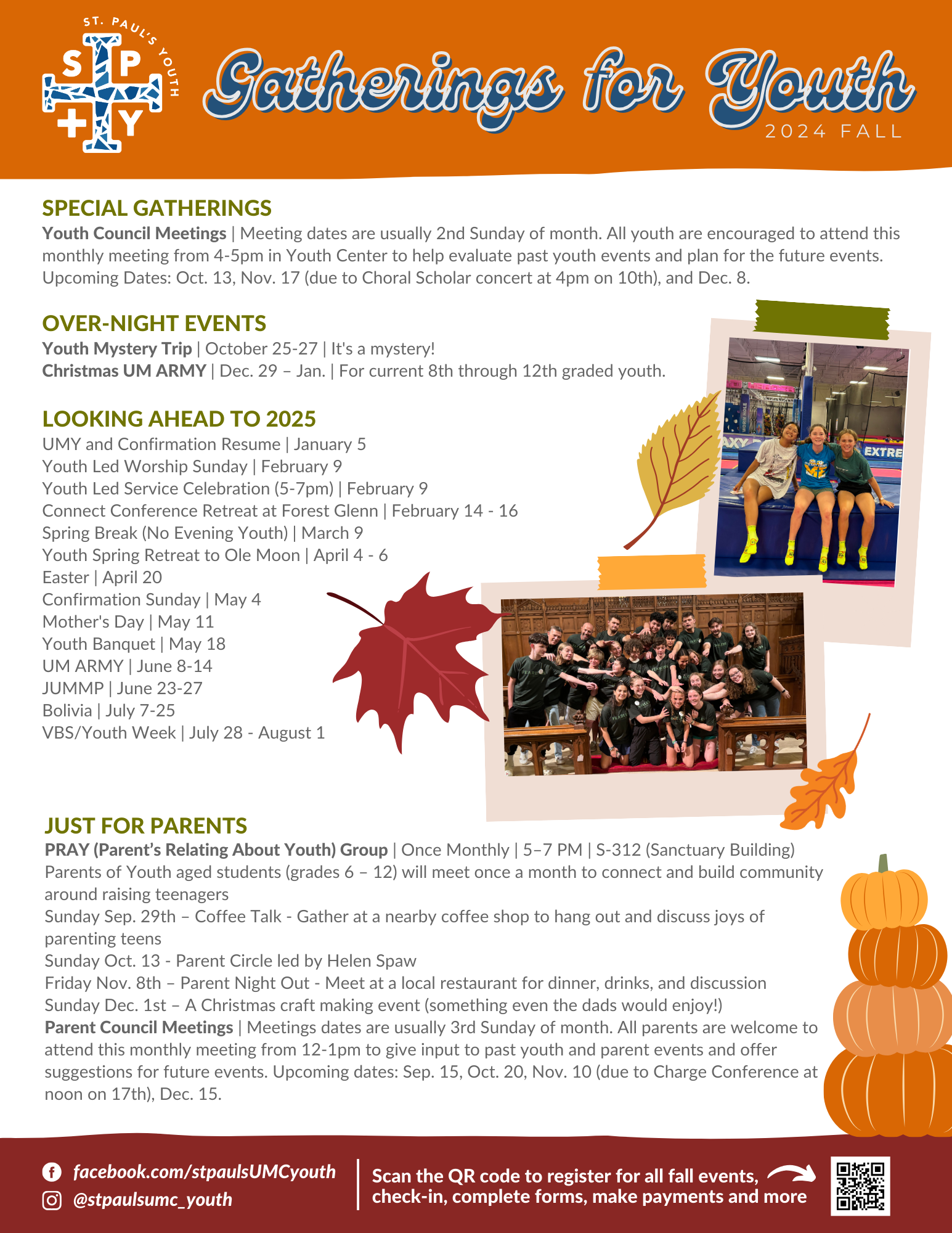 Youth Ministry — St. Paul's United Methodist Church