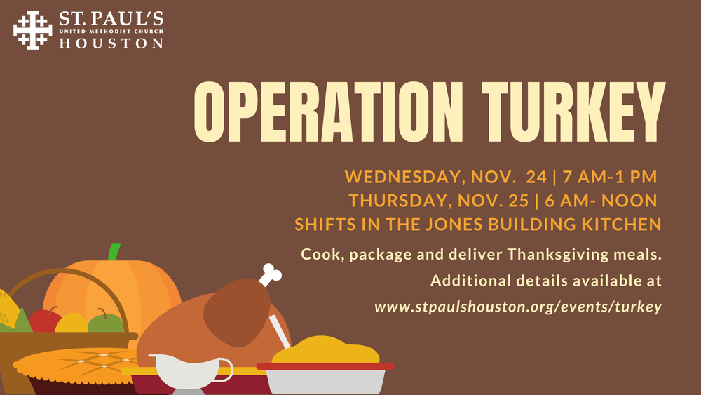 Operation Turkey — St. Paul's United Methodist Church