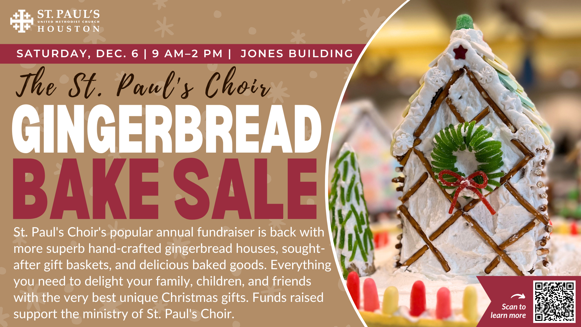 Choir Gingerbread Sale — St. Paul's United Methodist Church