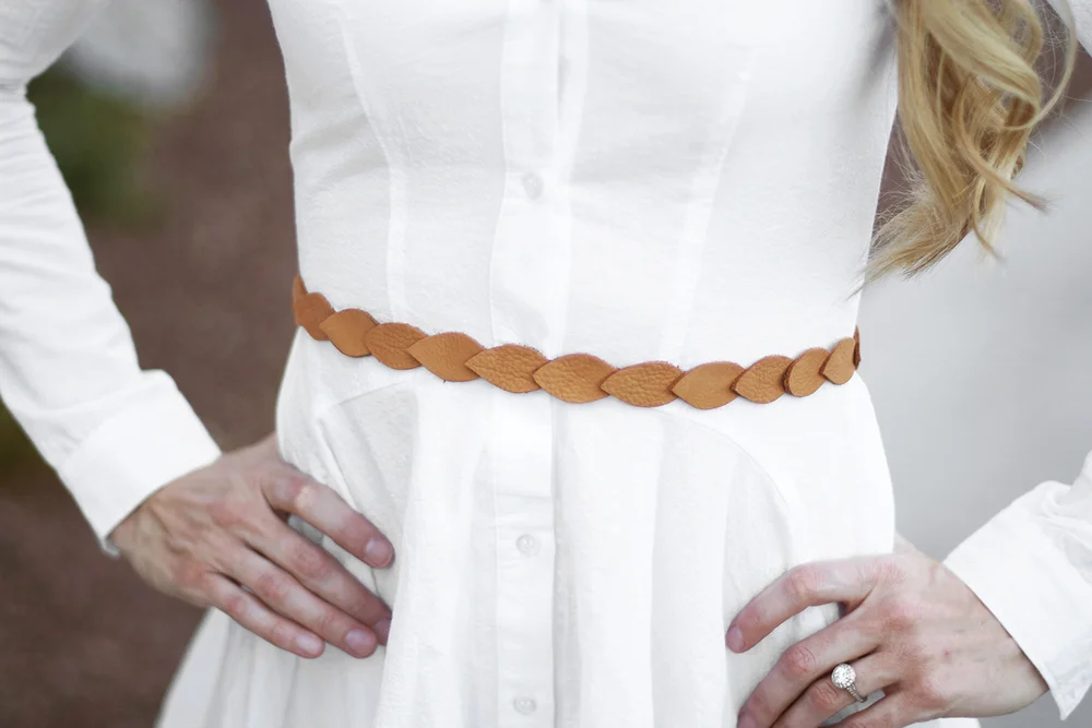 DIY Petal Belt with Cricut — Kristi Murphy | DIY Blog