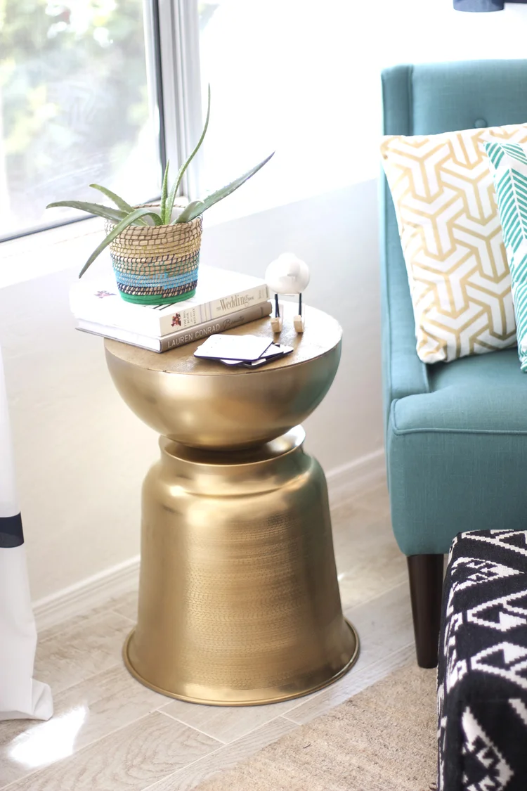 DIY the West Elm Martini Side Table with A Bowl + Planter — Kristi ...