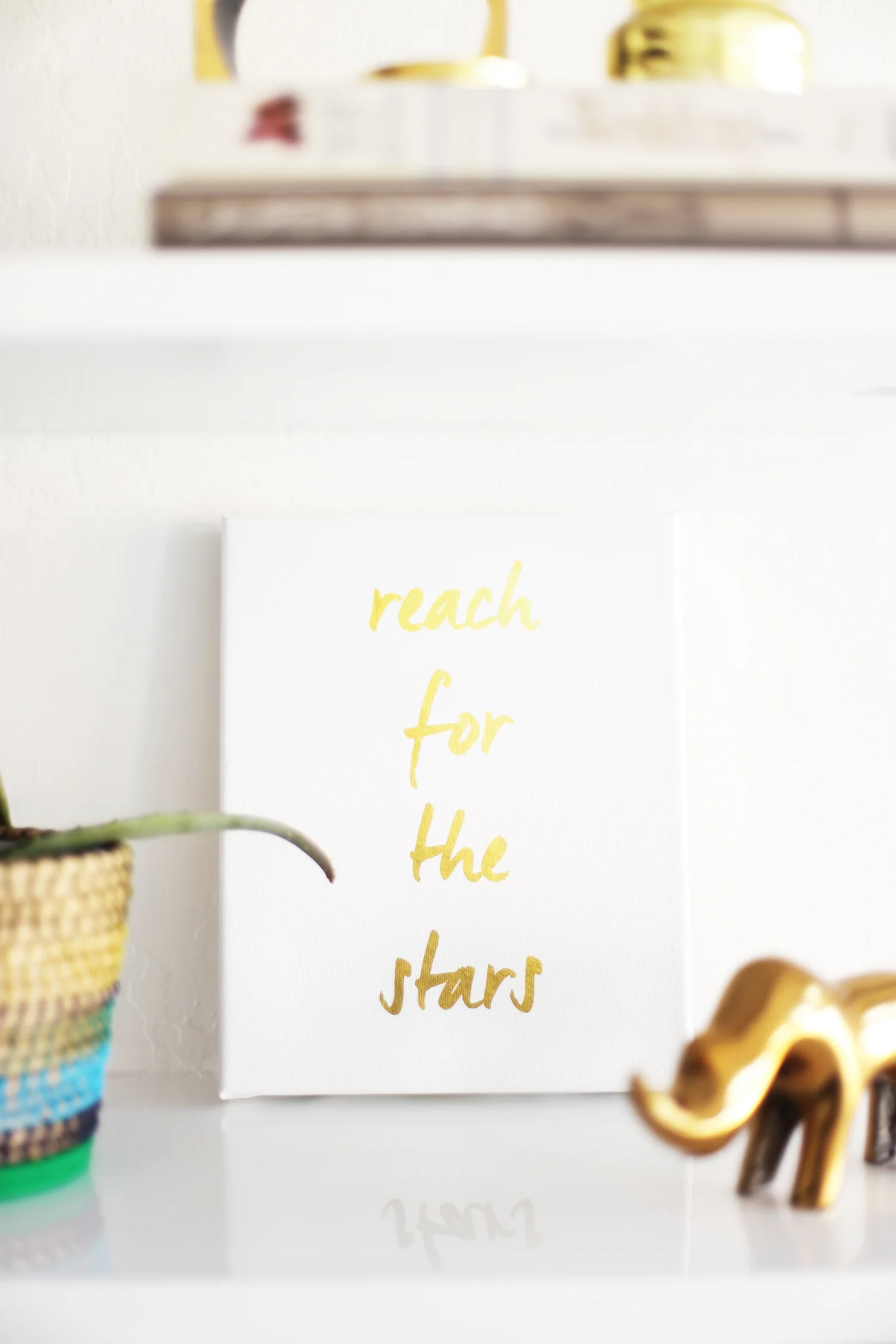 Refresh Your Workspace with DIY Gold Office Supplies — Kristi Murphy ...