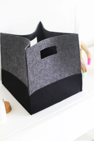 DIY Felt Storage Bin FTW! — Kristi Murphy | DIY Blog