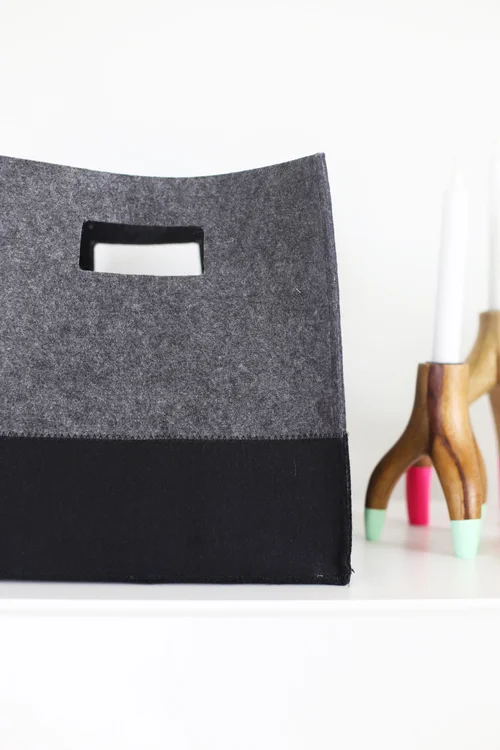 DIY Felt Storage Bin FTW! — Kristi Murphy | DIY Blog