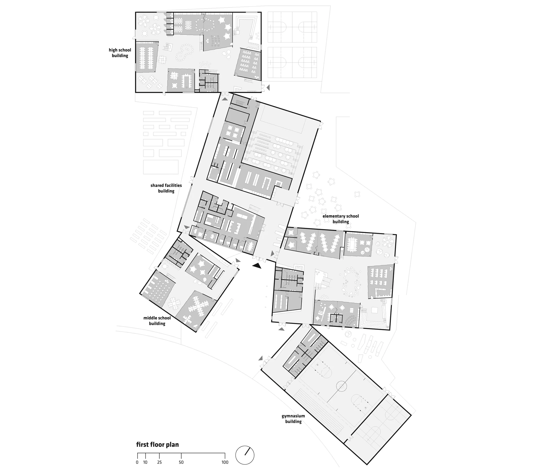 Elementary School Building Floor Plans