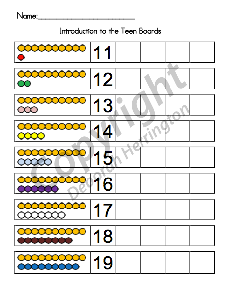 Teen Boards (2 layouts) — Montessori Plus