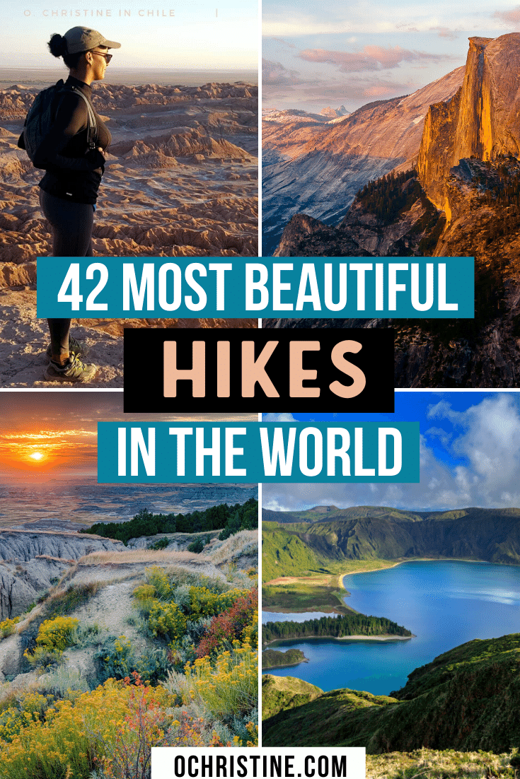 42 Beautiful Places to Hike Around the World (All Fitness Levels)