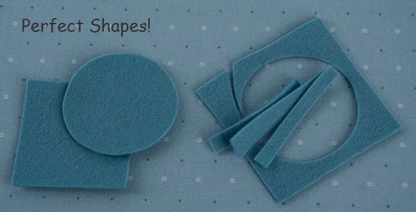 How to Cut Perfect Shapes out of Wool Felt - The Freezer Paper Method ...
