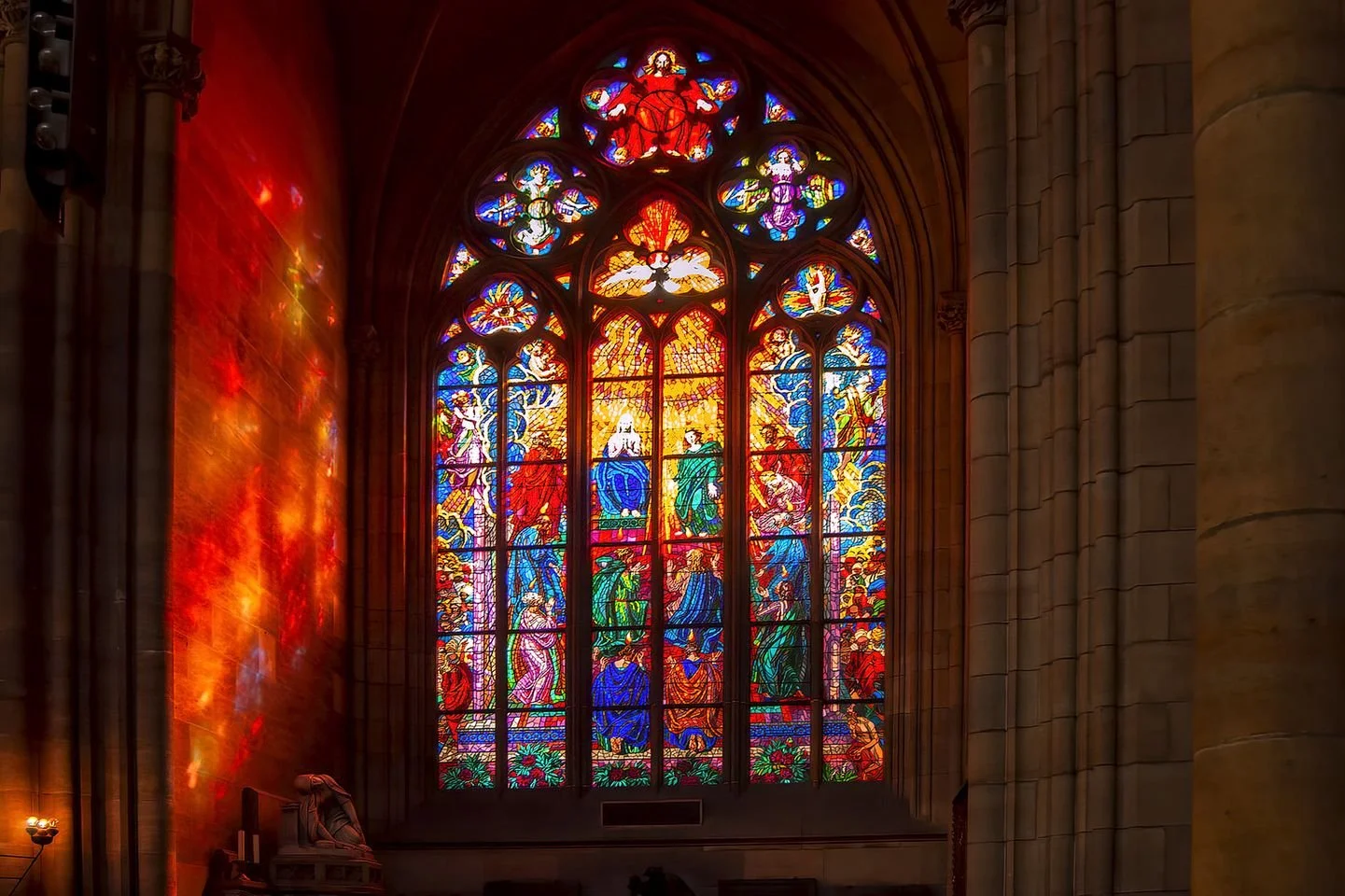 CATHEDRAL OF SAINT VITUS STAINED GLASS — Francesca Scalpi