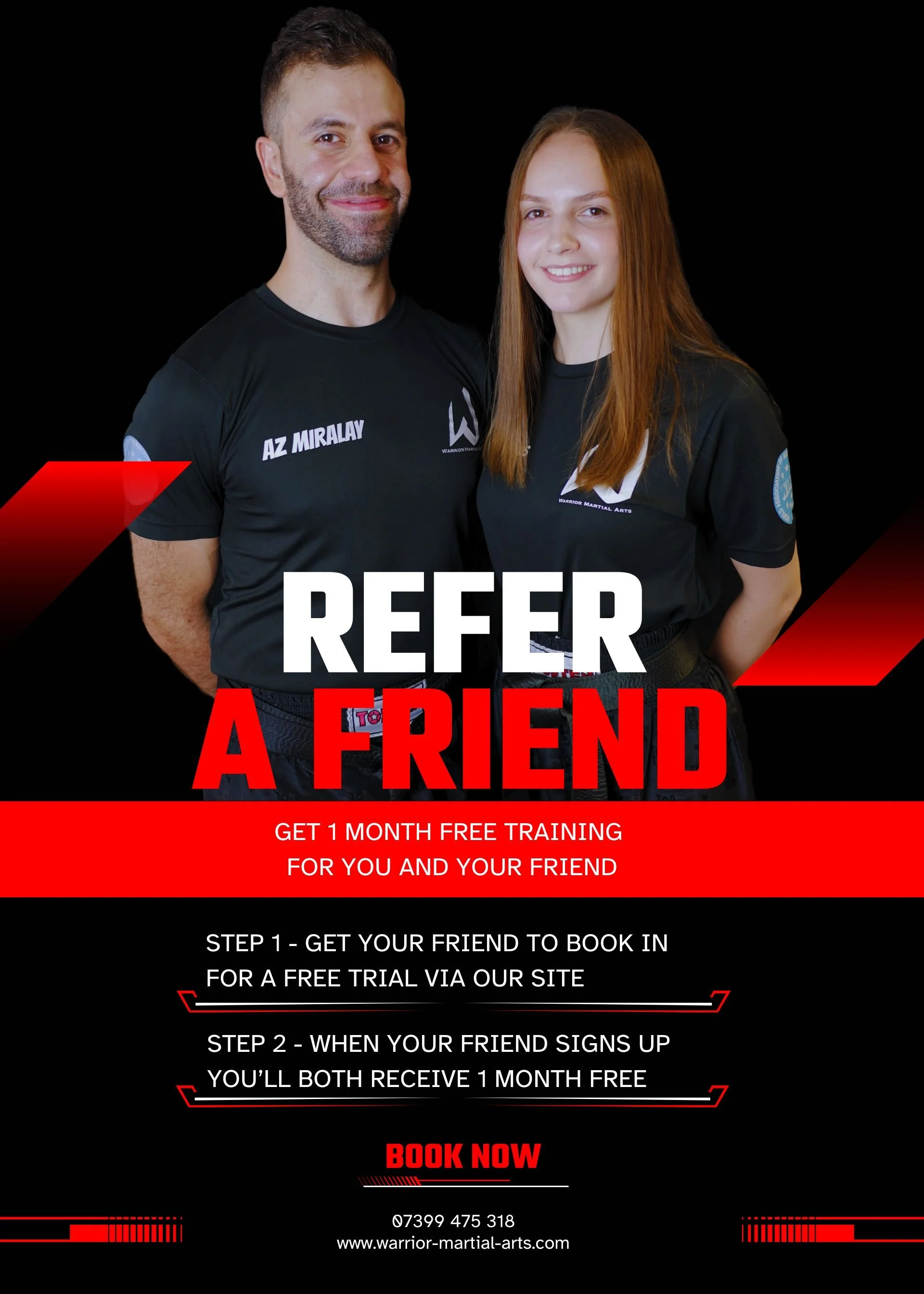 Refer A Friend Is Back! — Warrior Martial Arts