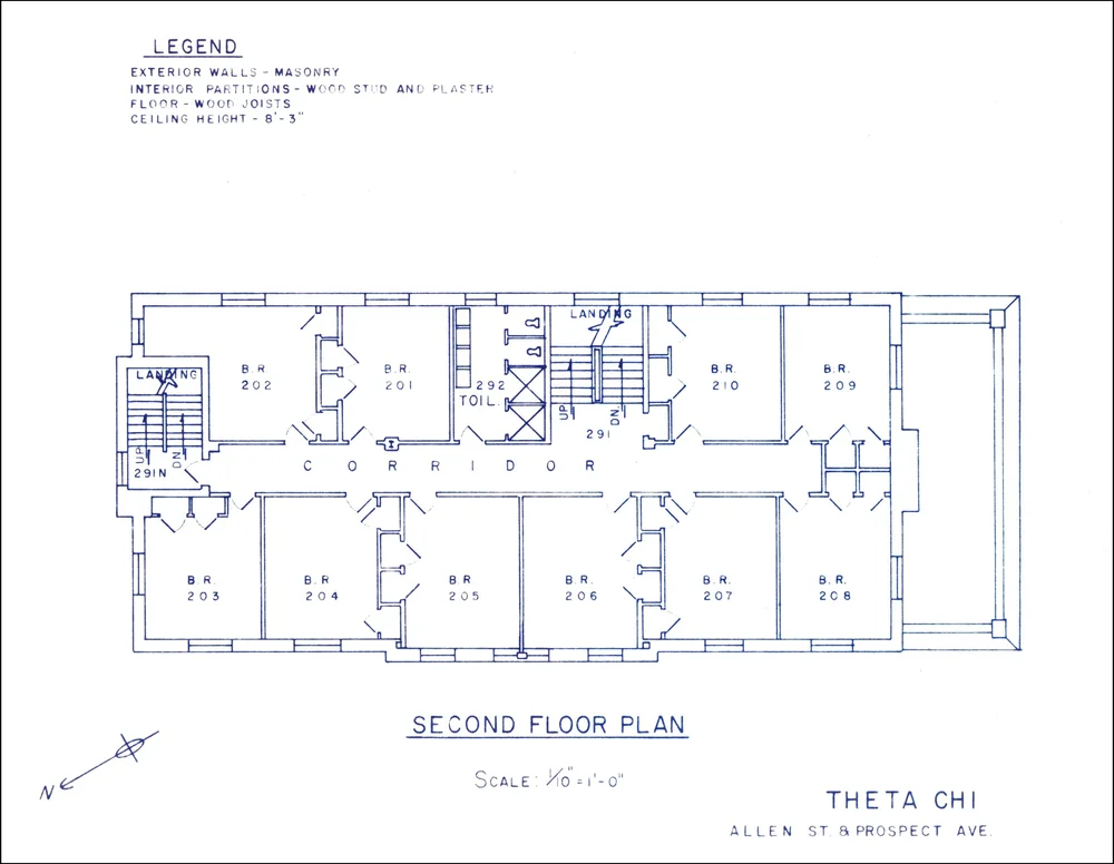 Fraternity House Floor Plans