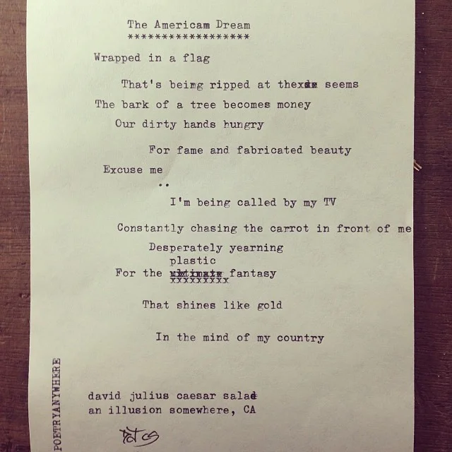 American Dream Poems