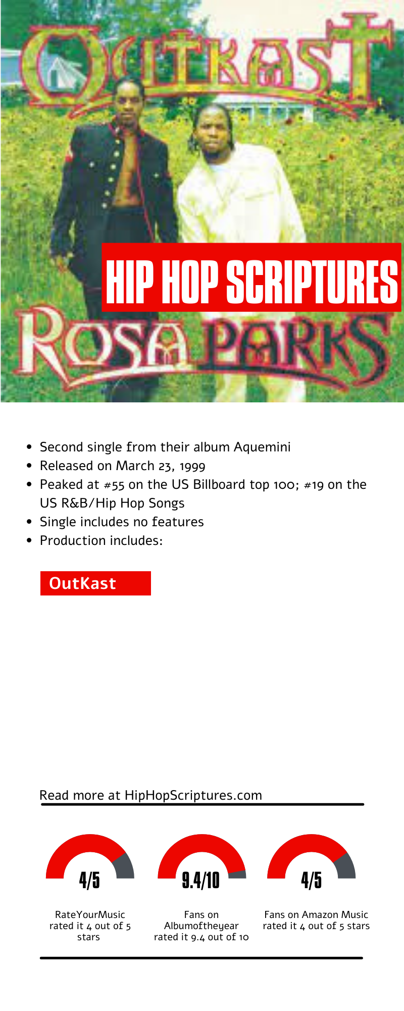 OutKast's Rosa Parks Single Anniversary