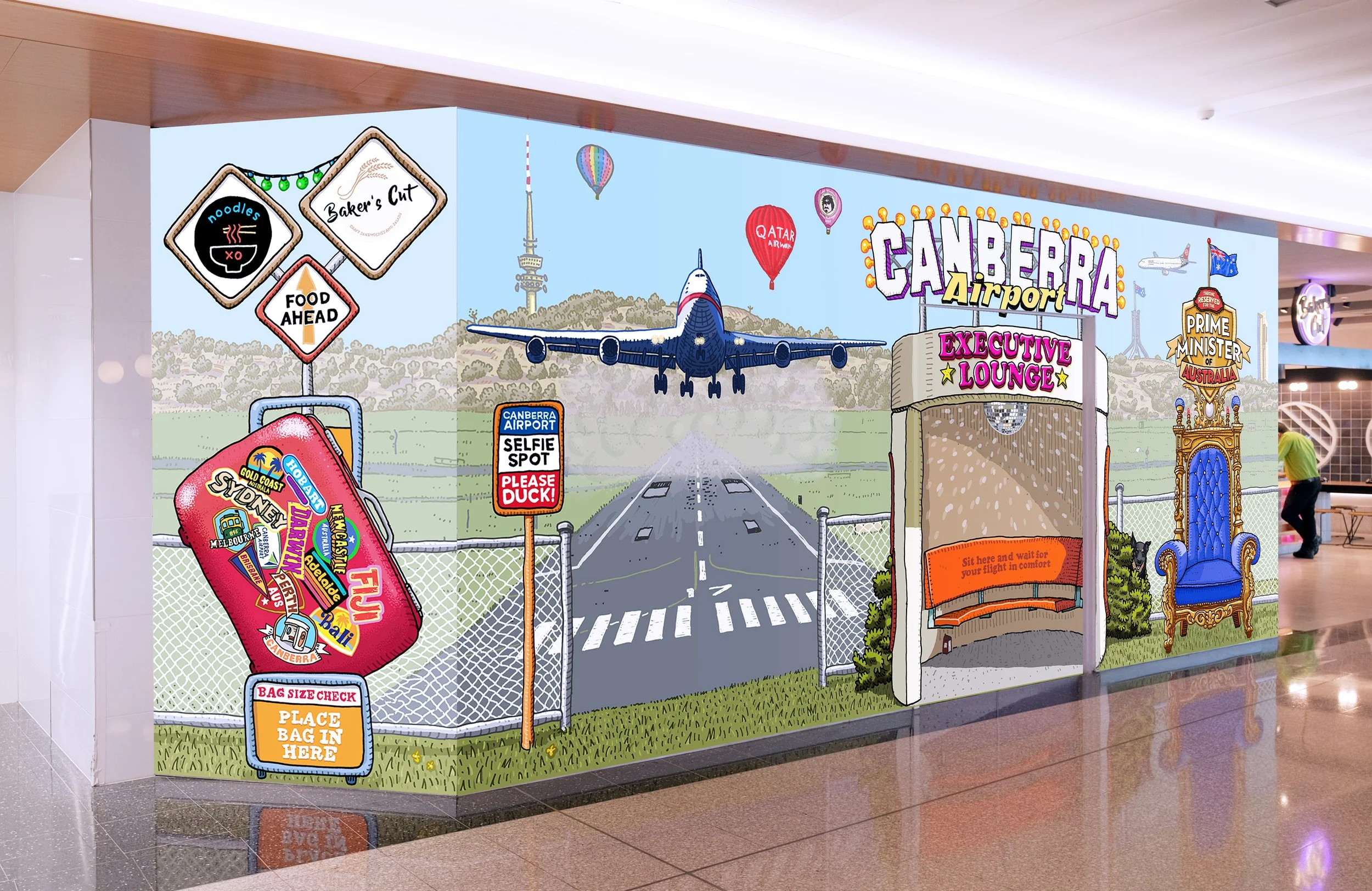 Interactive murals — Trevor Dickinson artist