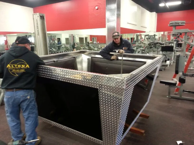 Stadium Style TV Monitor — Altona Custom Metal Works