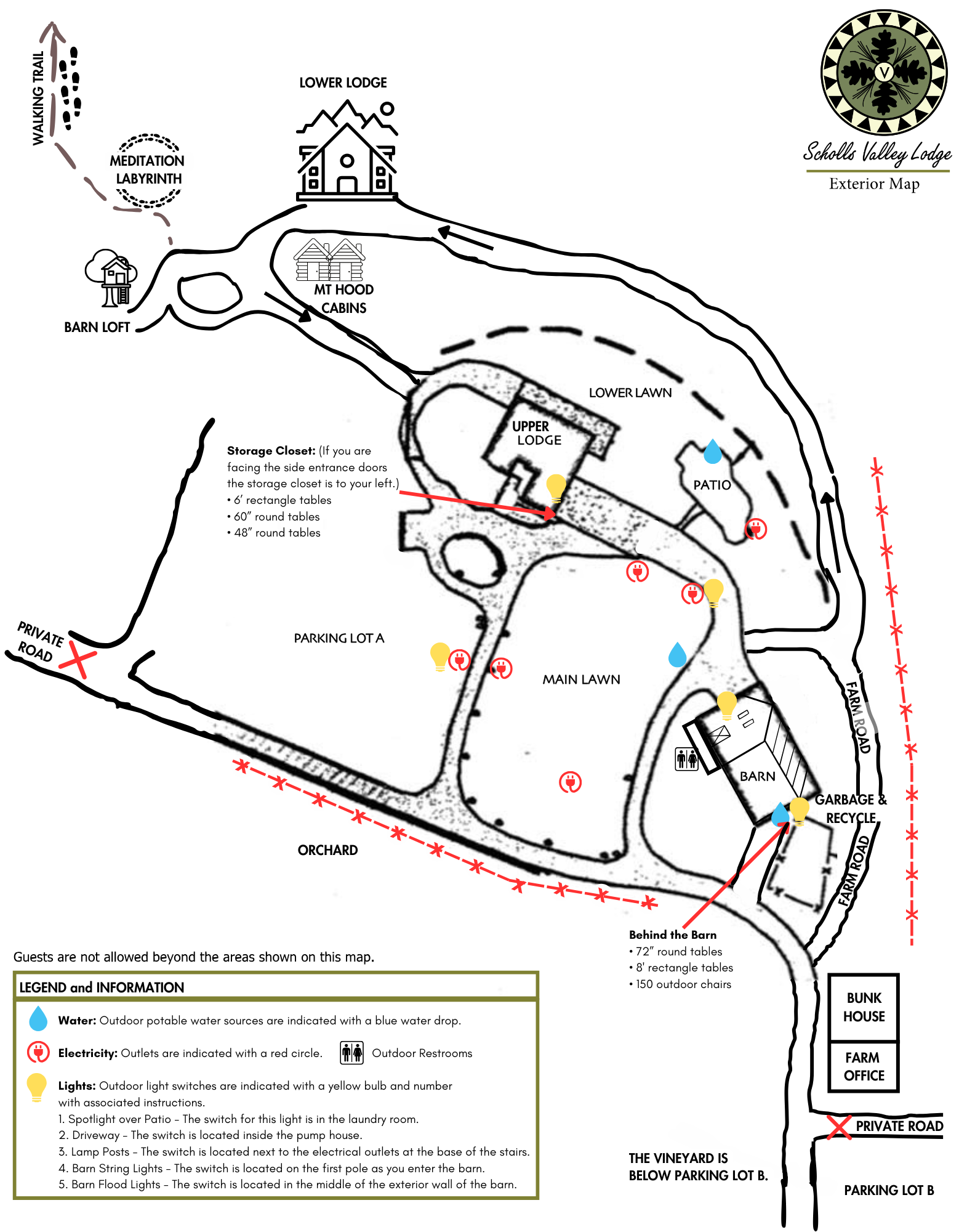 SVL-Exterior Proprerty Map — Scholls Valley Lodge