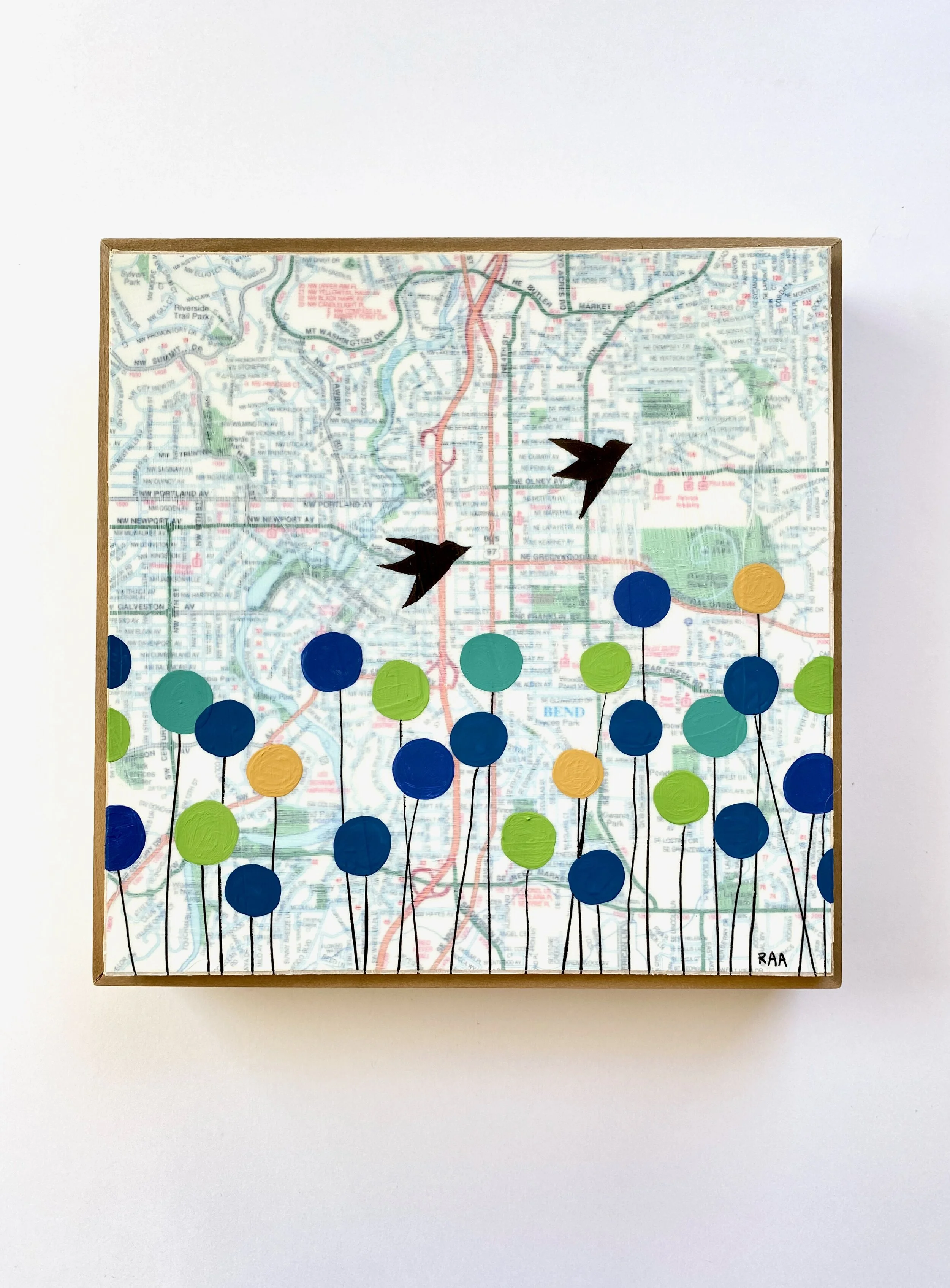 Map Paintings — Rachel Ann Austin