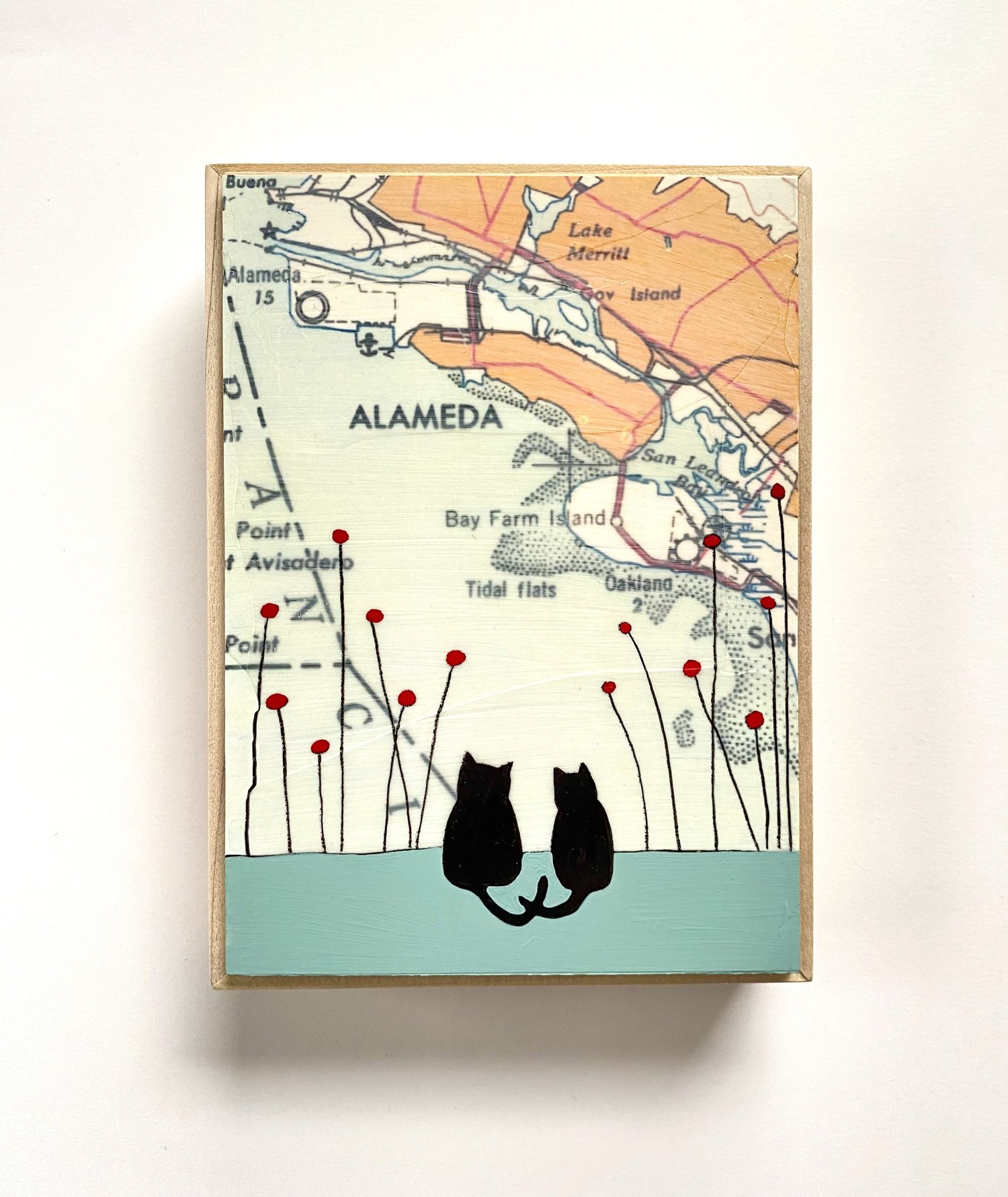 Rachel Austin map art — Rachel Ann Austin