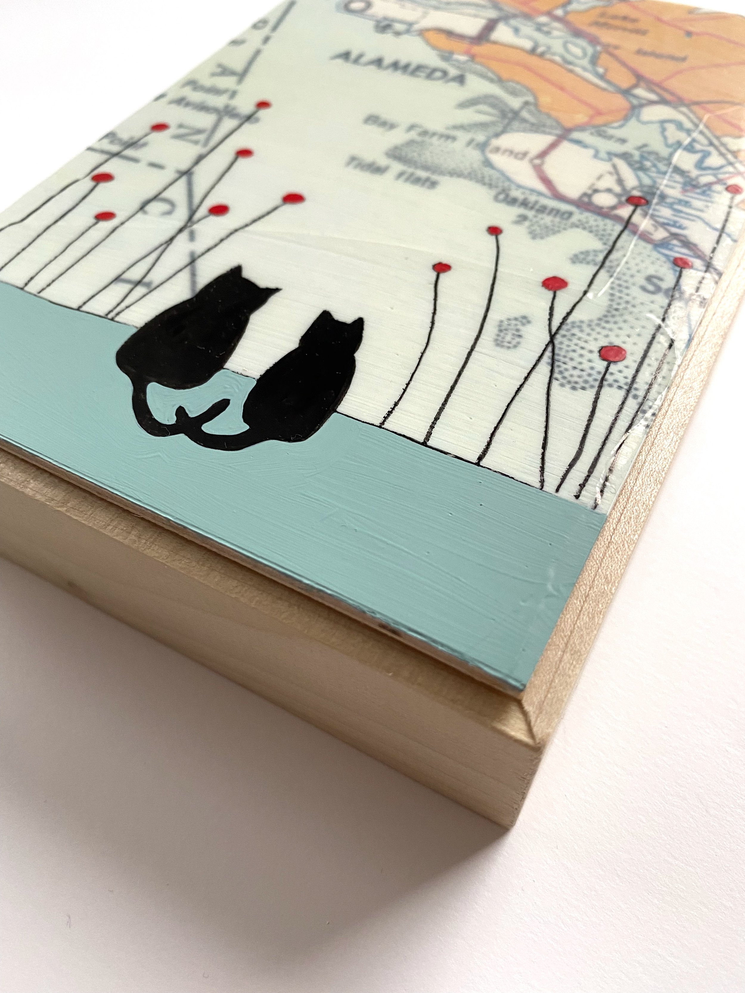 Rachel Austin map art — Rachel Ann Austin