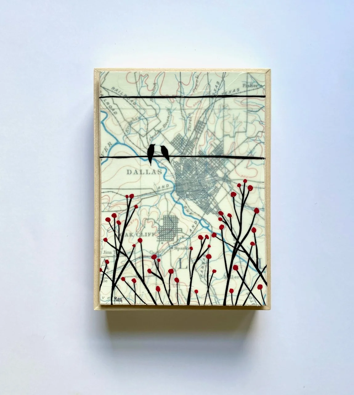 Map Paintings — Rachel Ann Austin