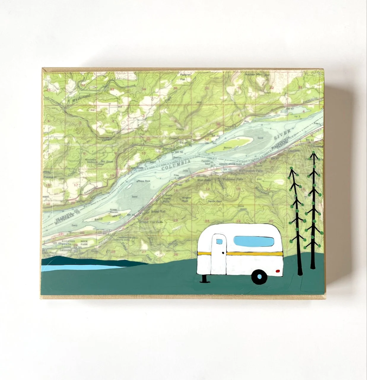 Columbia River Map