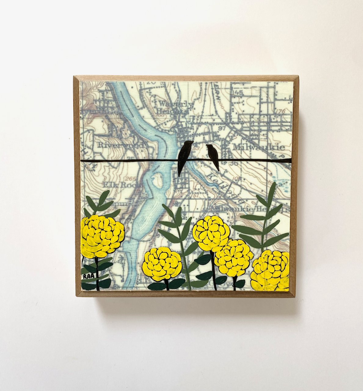 Rachel Austin map art — Rachel Ann Austin