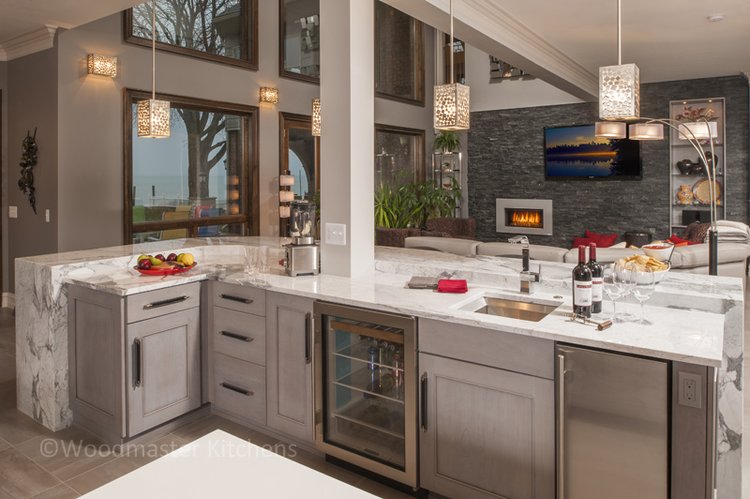 A Beverage Center for Every Kitchen Design | Woodmaster Kitchens