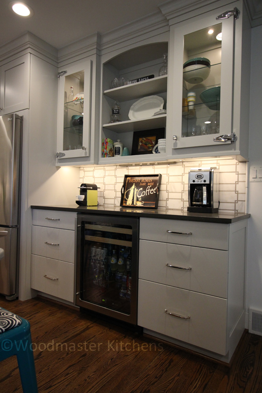 A Beverage Center for Every Kitchen Design | Woodmaster Kitchens