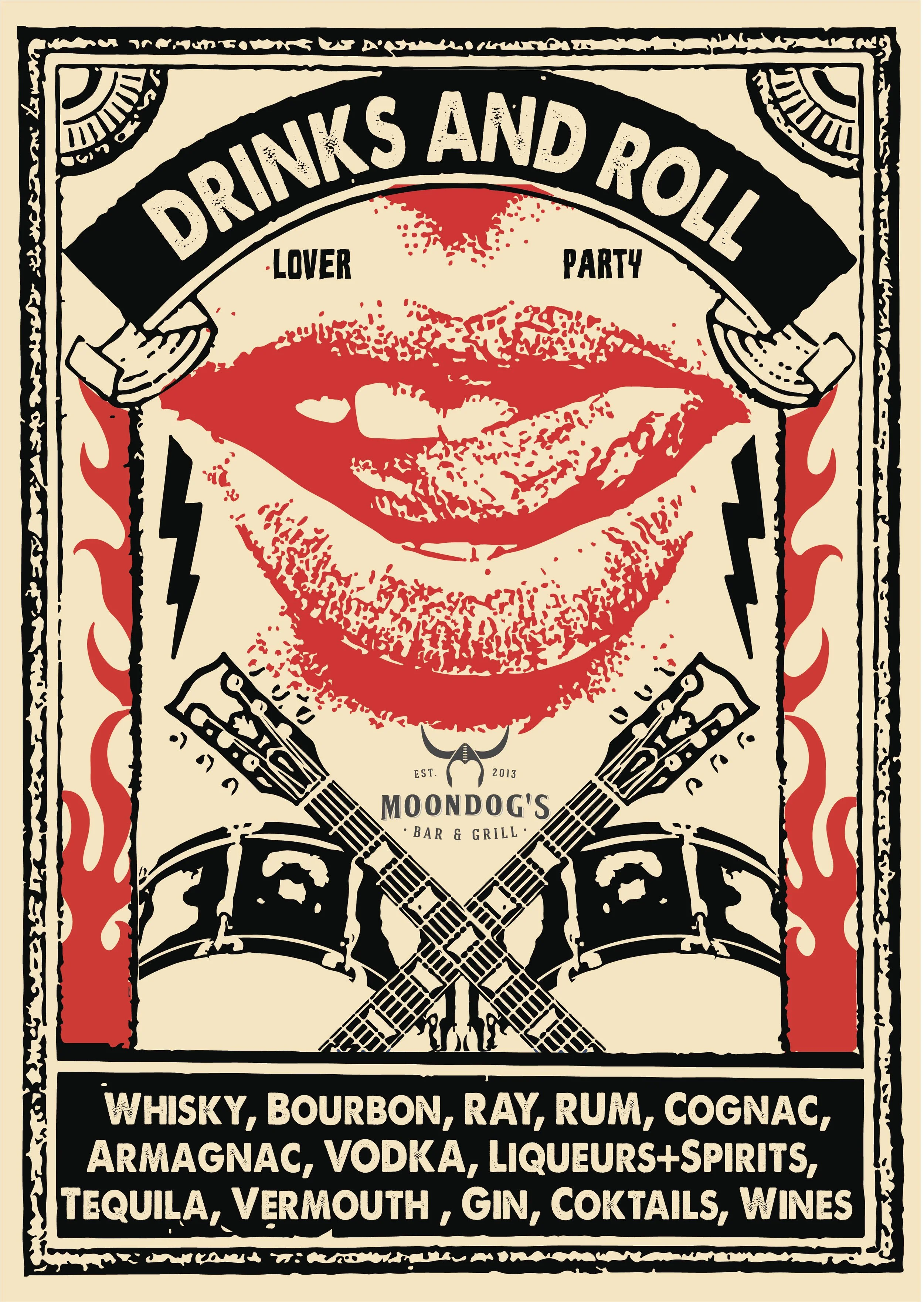 Menus — Moondog's Bar & Grill