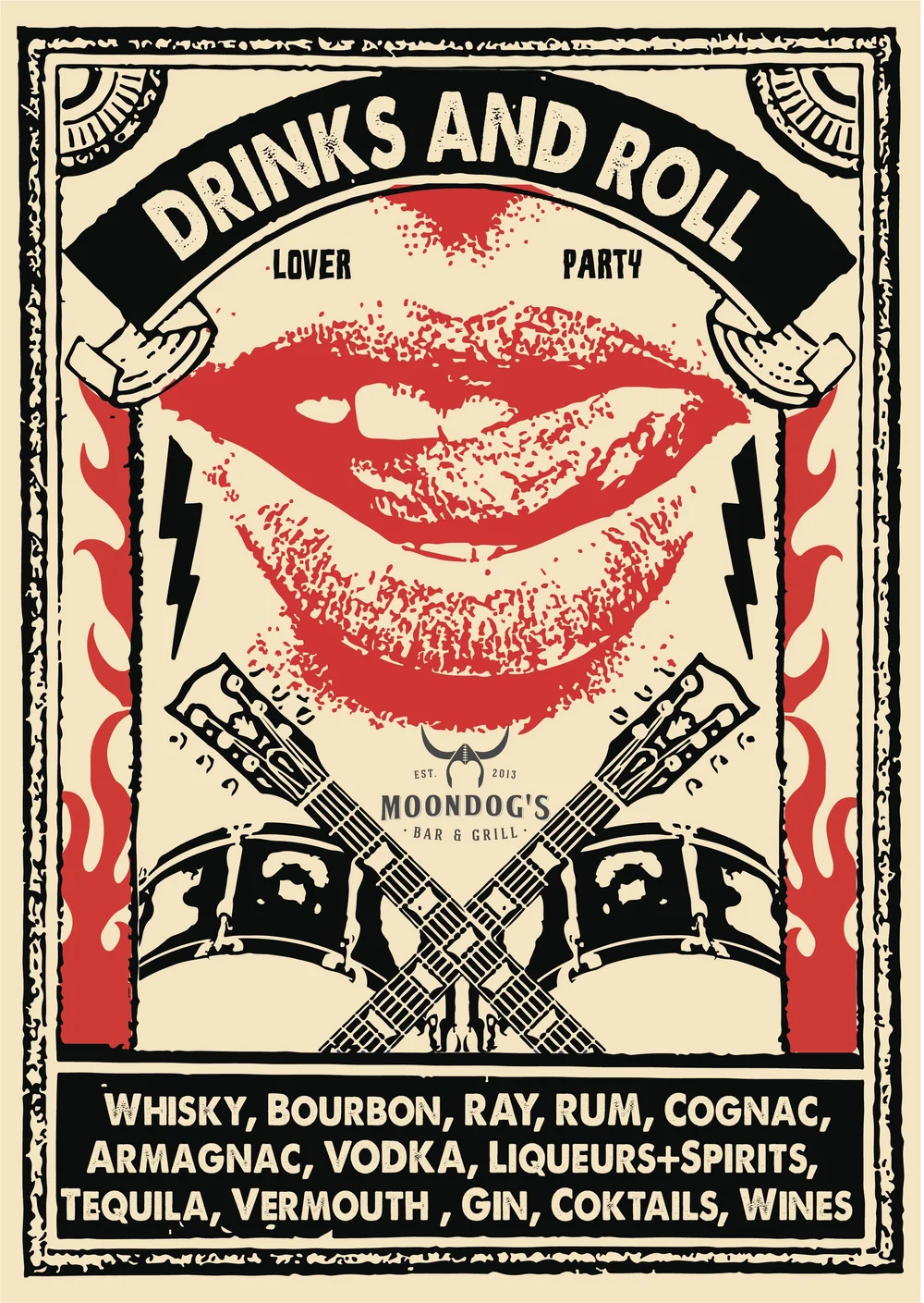 Menus — Moondog's Bar & Grill