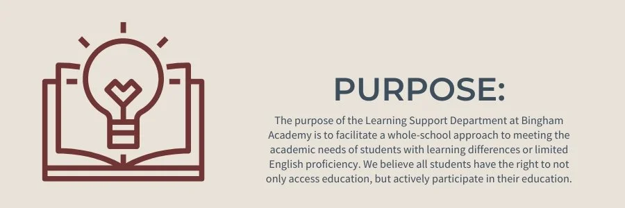 Learning Support — Bingham Academy