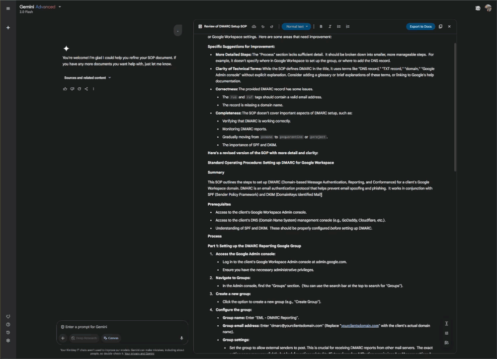 The Complete Guide to using Canvas in Gemini - Kimbley IT