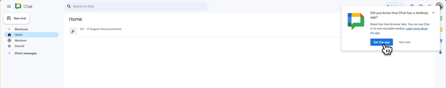 How to install Google Chat on your computer or mobile. - Kimbley IT