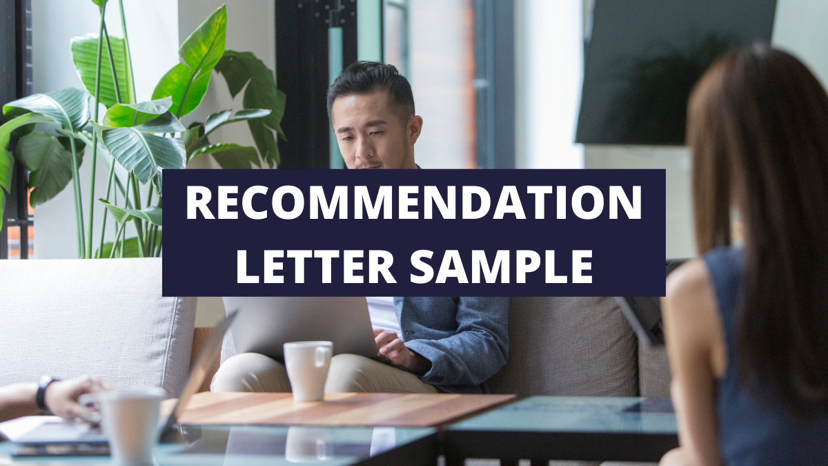 How to Ask For A Letter Of Recommendation + Recommendation Letter ...