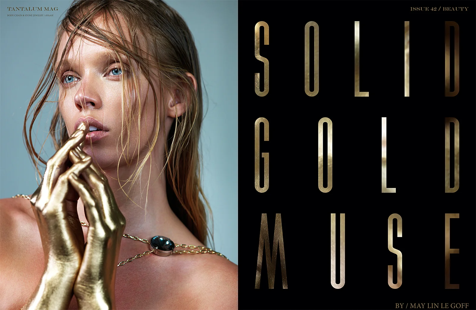 SOLID GOLD MUSE — TANTALUM MAGAZINE