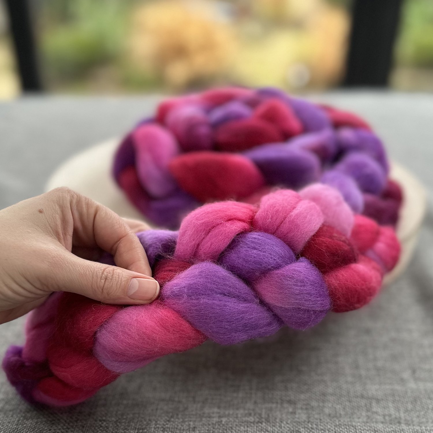 Luxury Wool Top/ 100 grams/ Merino / The Mood I'm In — Fudge and Mabel